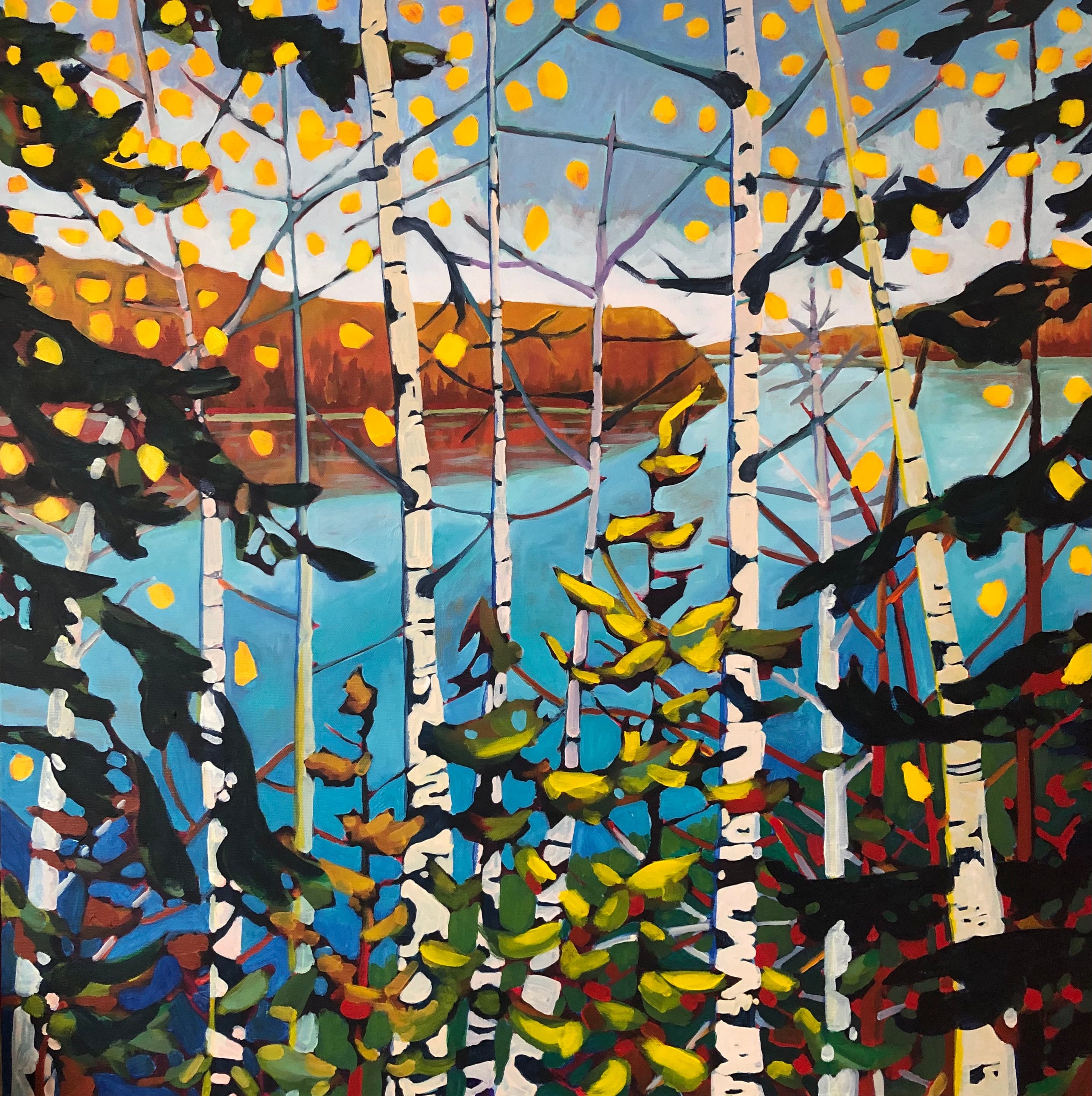 SEASONS | PRINT ON CANVAS | emily anderson artwork