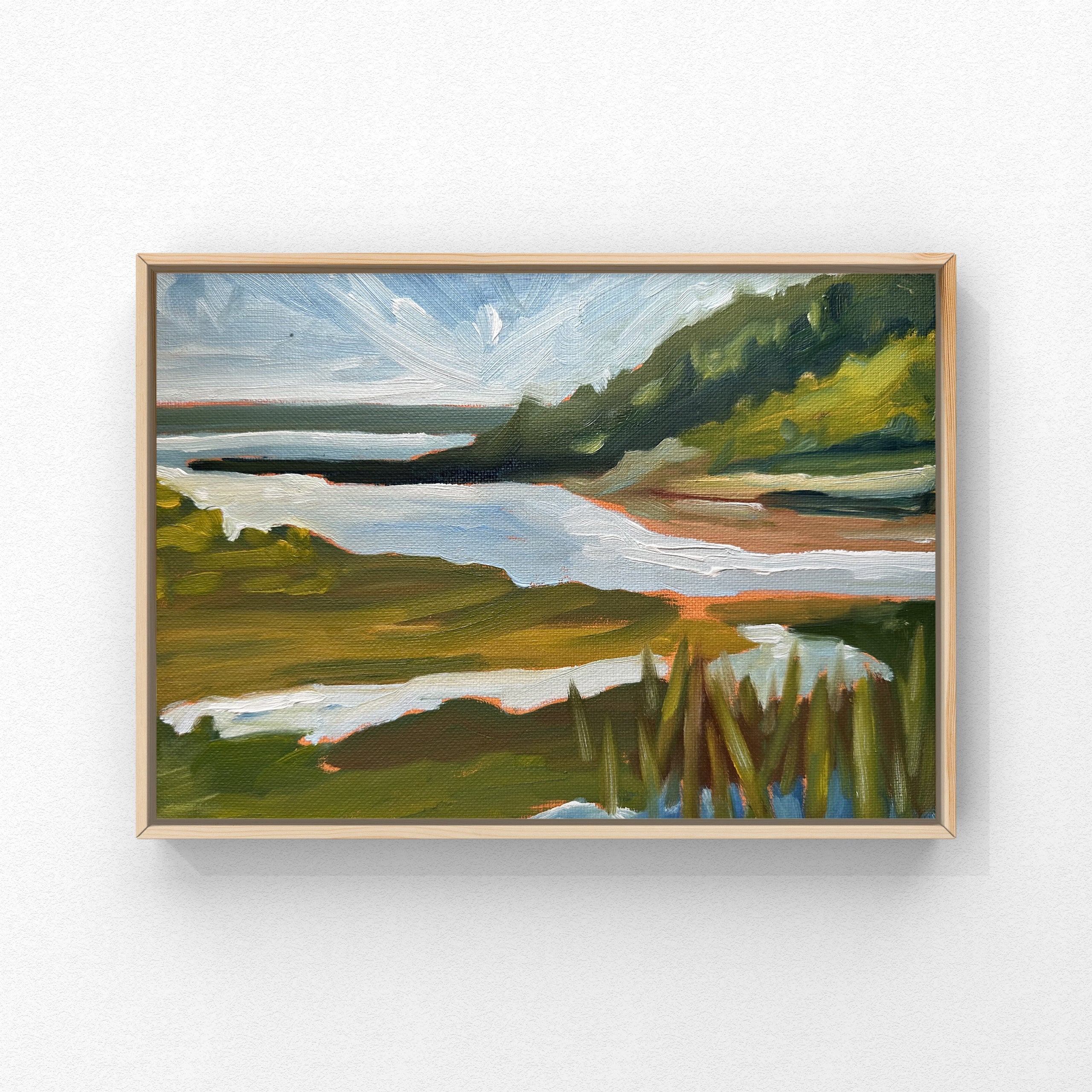 RIVERSIDE | 8x10 | ORIGINAL PAINTING | emily anderson artwork